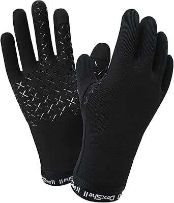DexShell Unisex DEXFUZE Waterproof DRYLITE Touchscreen Winter Gloves - Black : Amazon.com.au ...