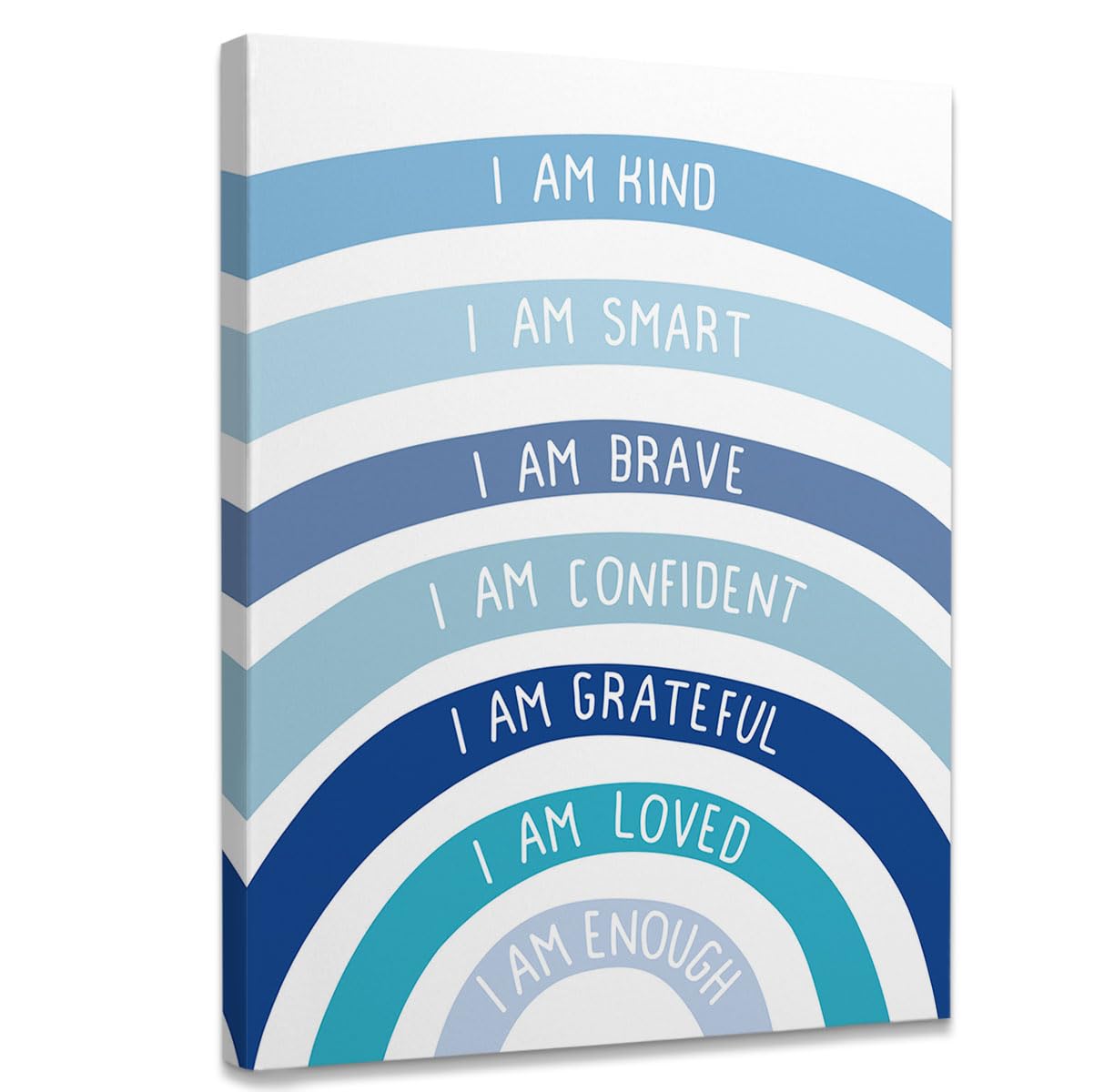 Amazon.com: I Am Kind Smart Brave Framed Canvas Wall Art Decor 11×14 ...