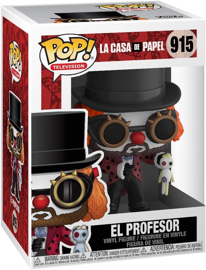 Amazon.com: Funko Pop! TV: La Casa De Papel - El Professor : Funko ...