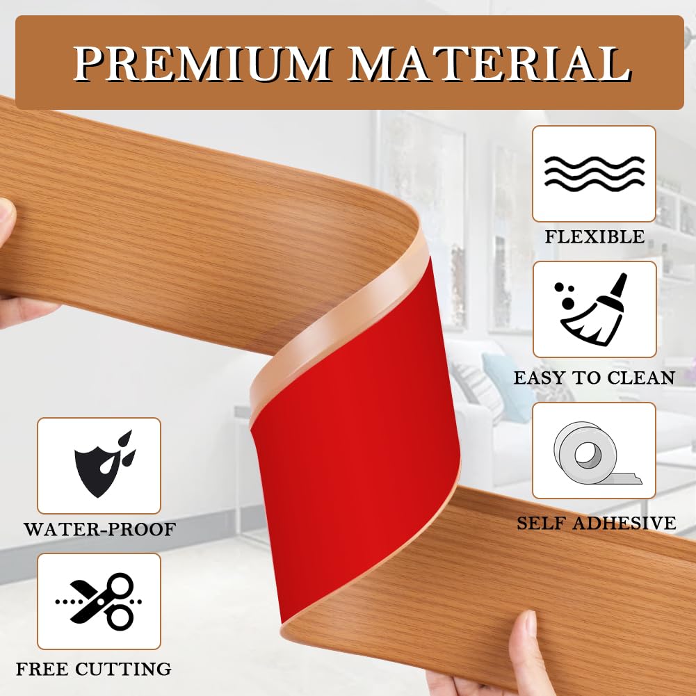 Snapklik.com : LSGCQ Flexible Baseboard Molding Trim 4 Inch X 60 Feet ...