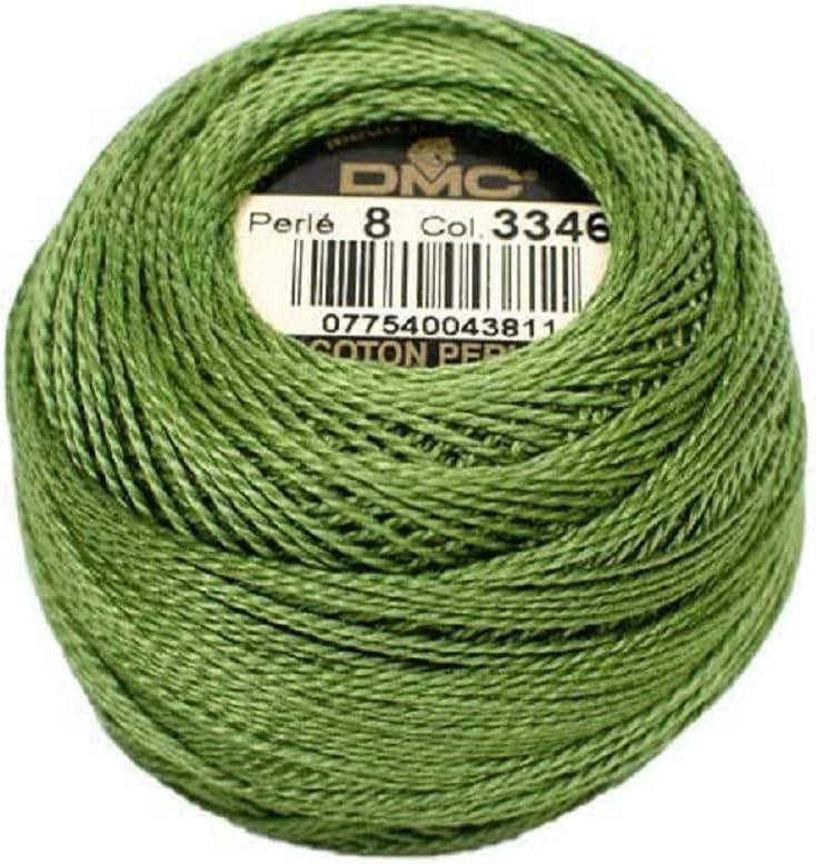 Amazon.com: DMC 116 8-3346 Pearl Cotton Thread Balls, Hunter Green, Size 8