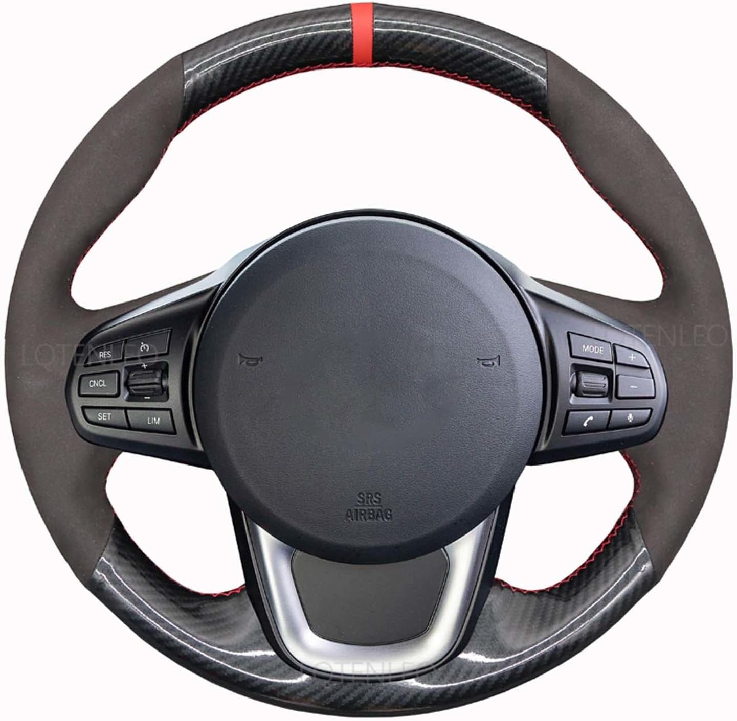 Amazon | SINIQ 車のステアリングホイールカバー、トヨタスープラGRスープラ2019 2020 2021 2022 2023用 ...