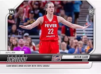Amazon.com: 2024 Panini Instant WNBA Caitlin Clark #139 First Triple ...