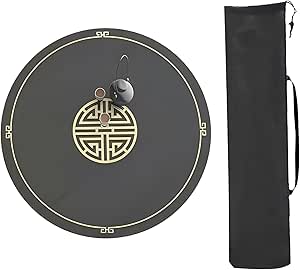 Amazon.co.jp: Round Mahjong Table Mat, Thick Mahjong Mat with Storage ...