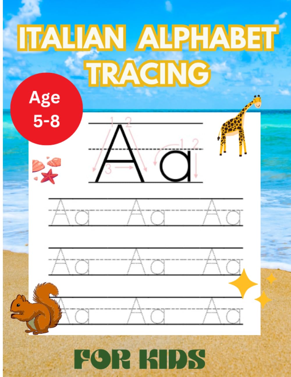 Buy Italian Handwriting Workbook: Cursive: Trace & Learn Italian ...