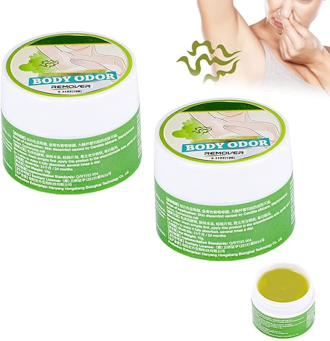 2pcs Underarm Care Odor Cream, Armpit Odor Cream Body Odour Remover ...