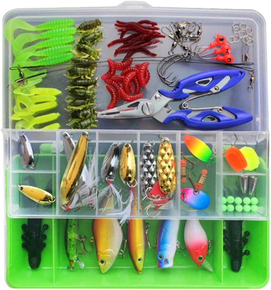 Smartfishing 1 Set 275pcs Fishing Lure Tackle Kit - Bionic Bass Trout ...