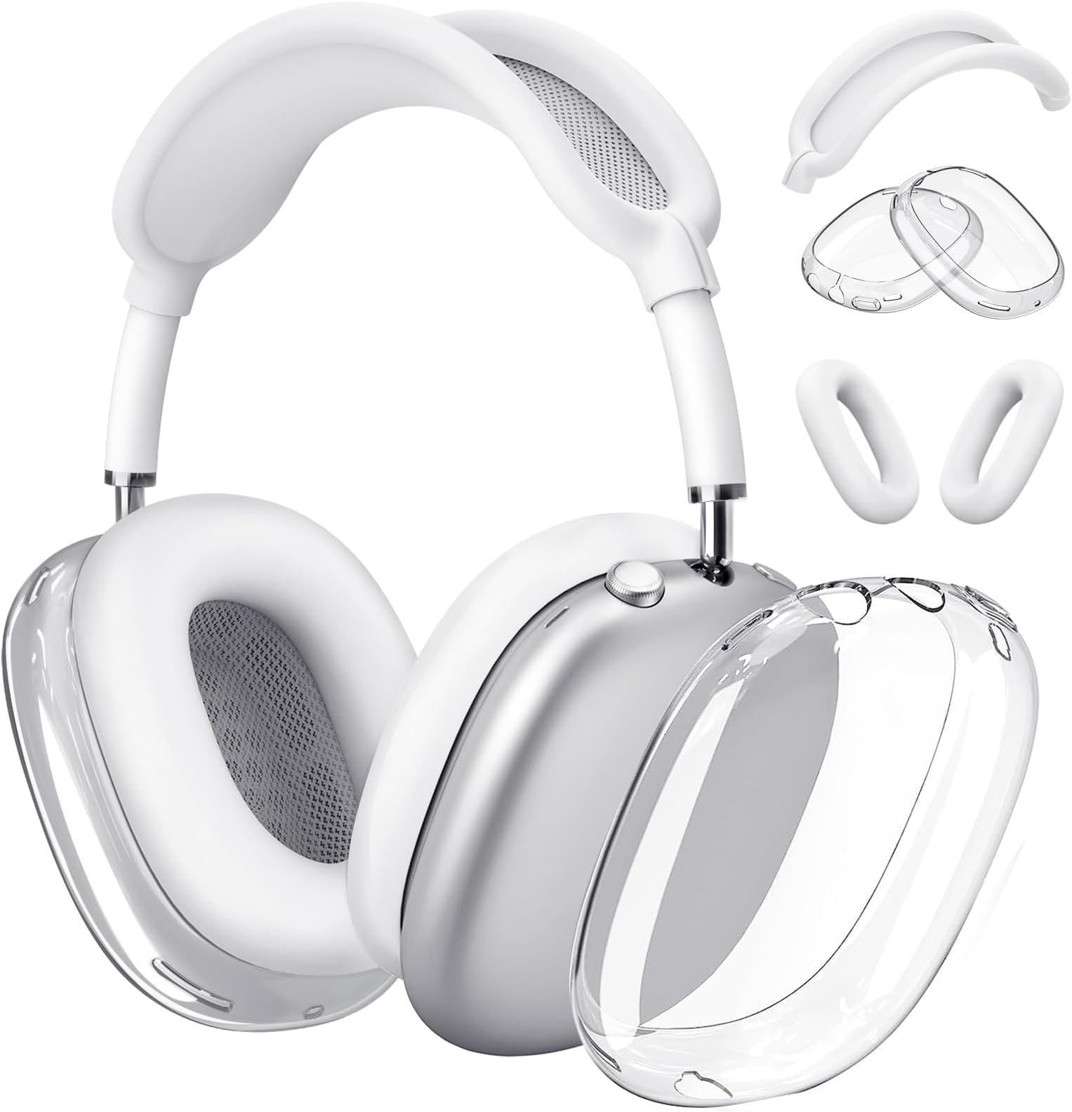 Amazon.com: 【3 in 1】 Case Cover for AirPods Max Headphones, Anti ...