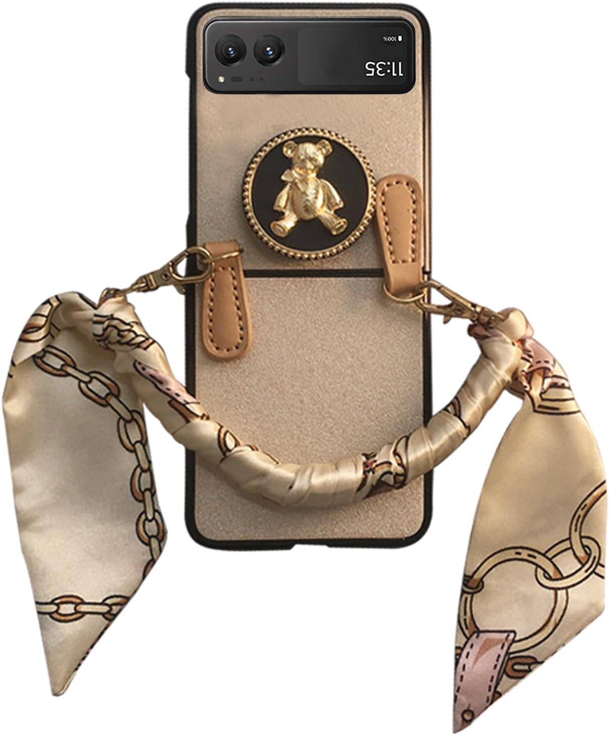 Amazon.com: UMESEIL for Motorola Razr 2023 Cute Leather Case with Three ...