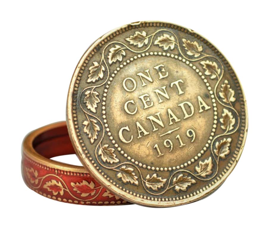 Amazon.com: Red Ring, Canadian Penny Ring : Handmade Products