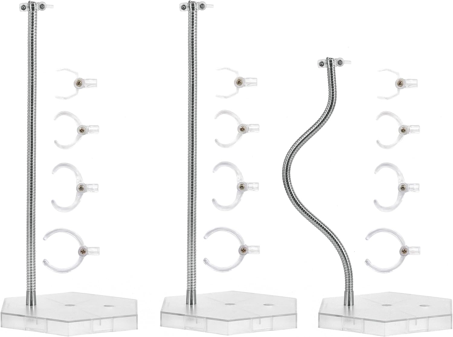 Amazon.com: XyviLokit 3PCS Large Size Action Figure Stand Compatible ...