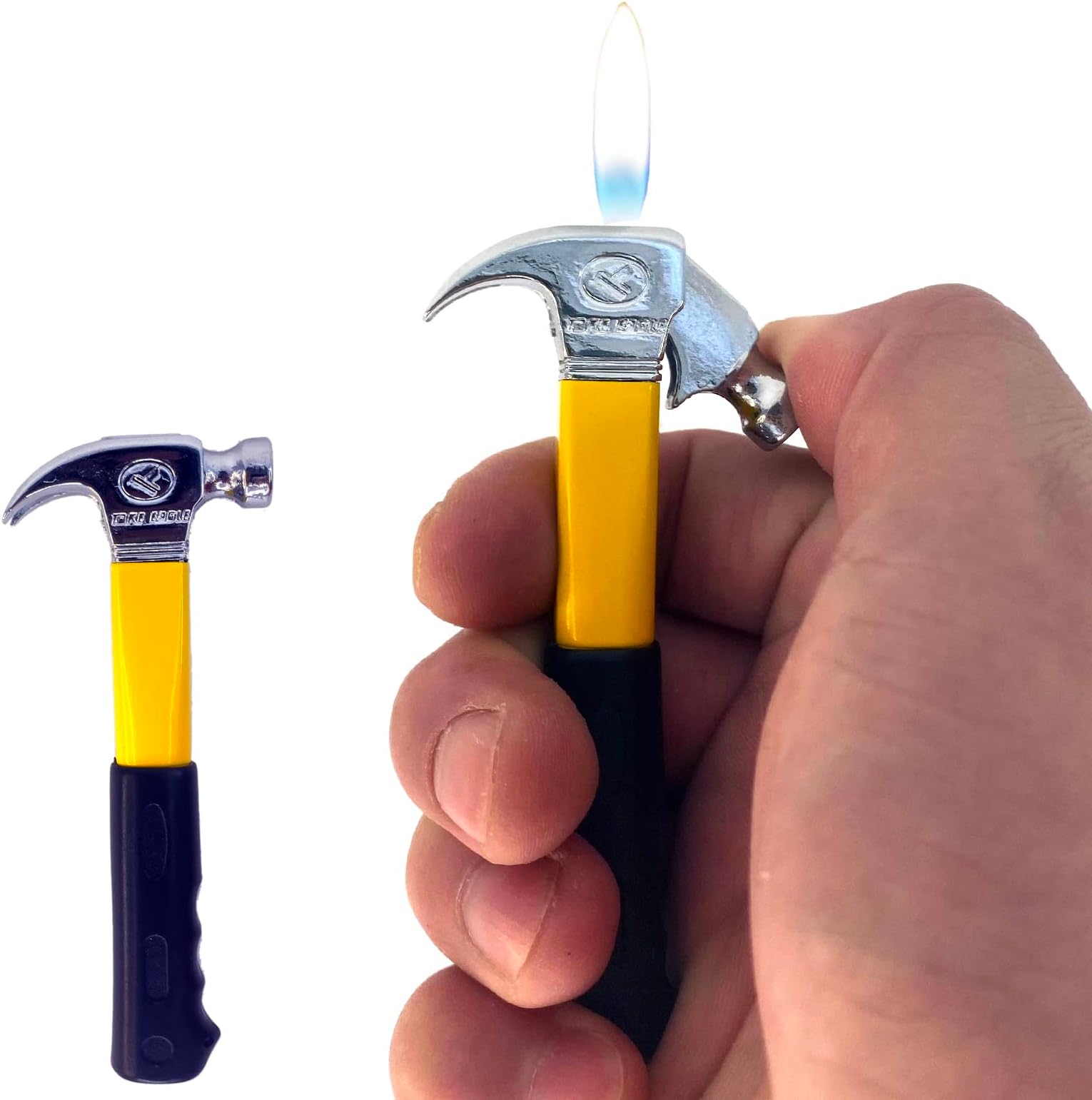 Amazon.com: Meiegens Open Flame Butane Lighter, Axe Hammer Shaped ...