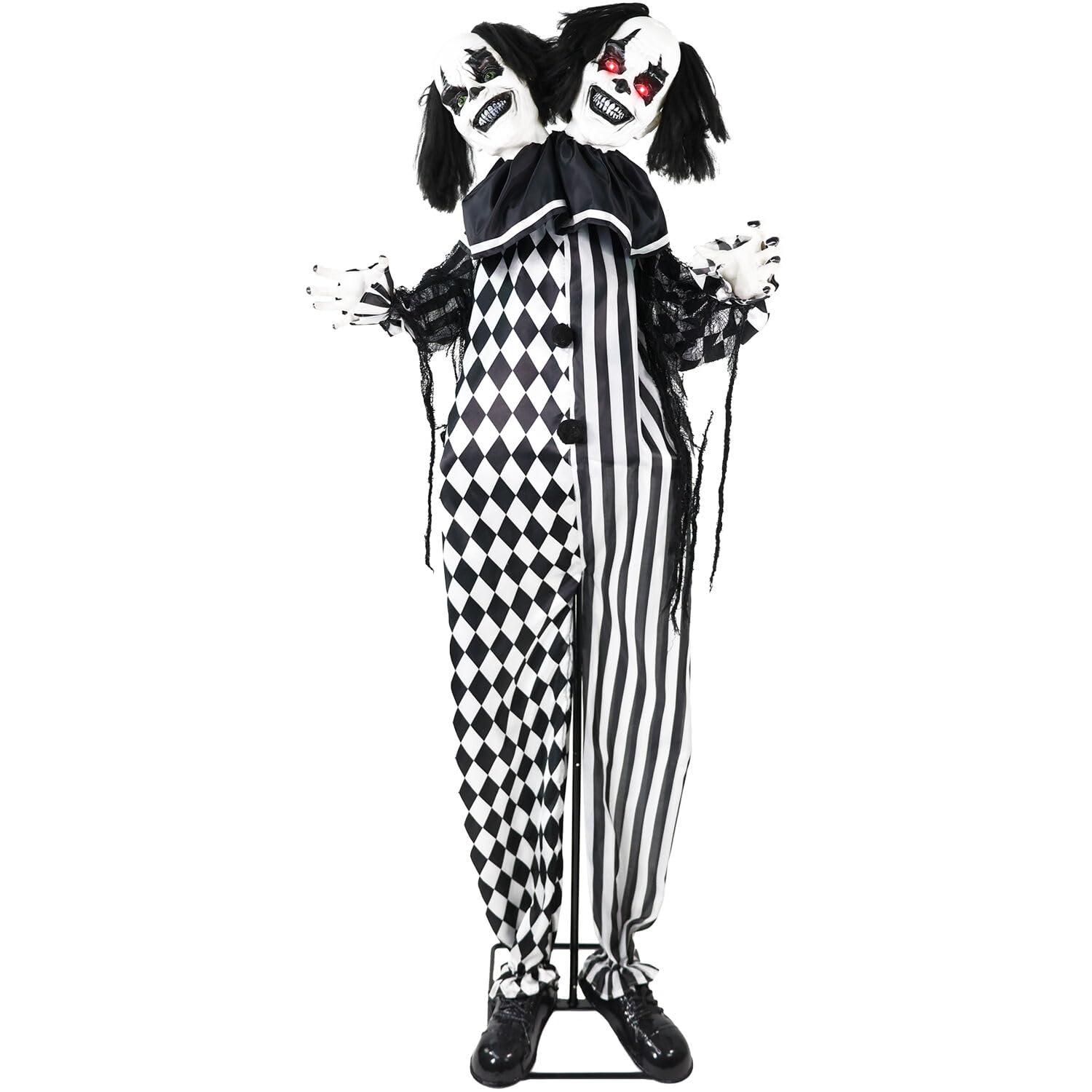 Amazon.com: Haunted Hill Farm Lifesize Animatronic Scary Talking Two ...