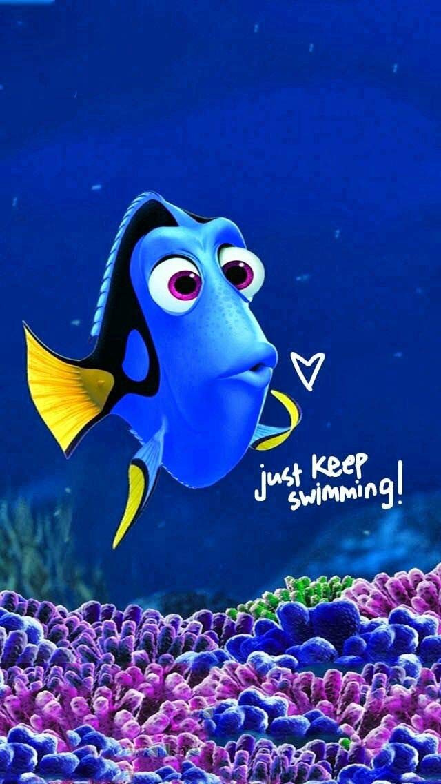 Finding Nemo Dory Just Keep Swimming Quote