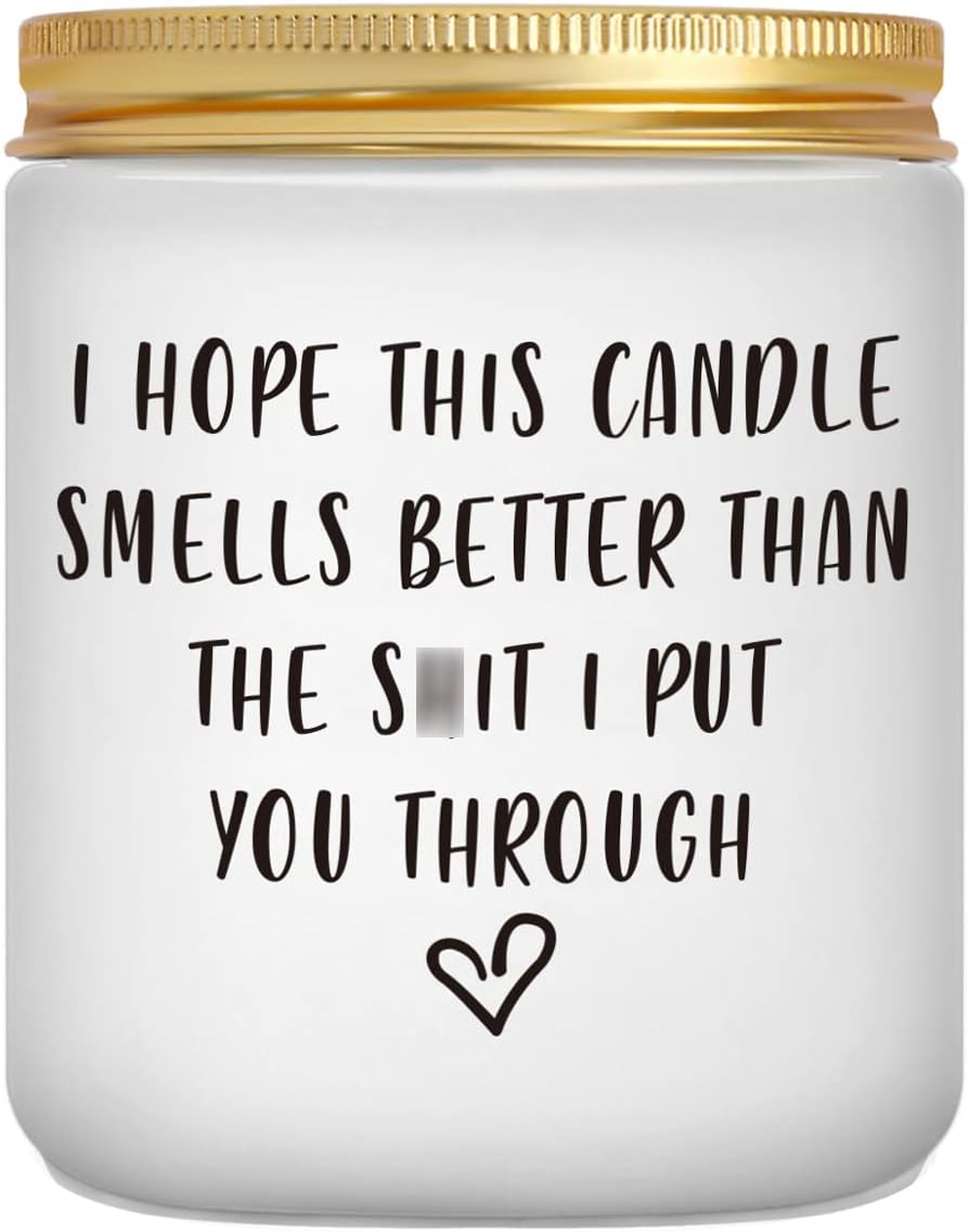 Gifts for Women - I'm Sorry, I Love You Gifts for Her, Him - Scented Candle Gifts for Mum, Wife ...