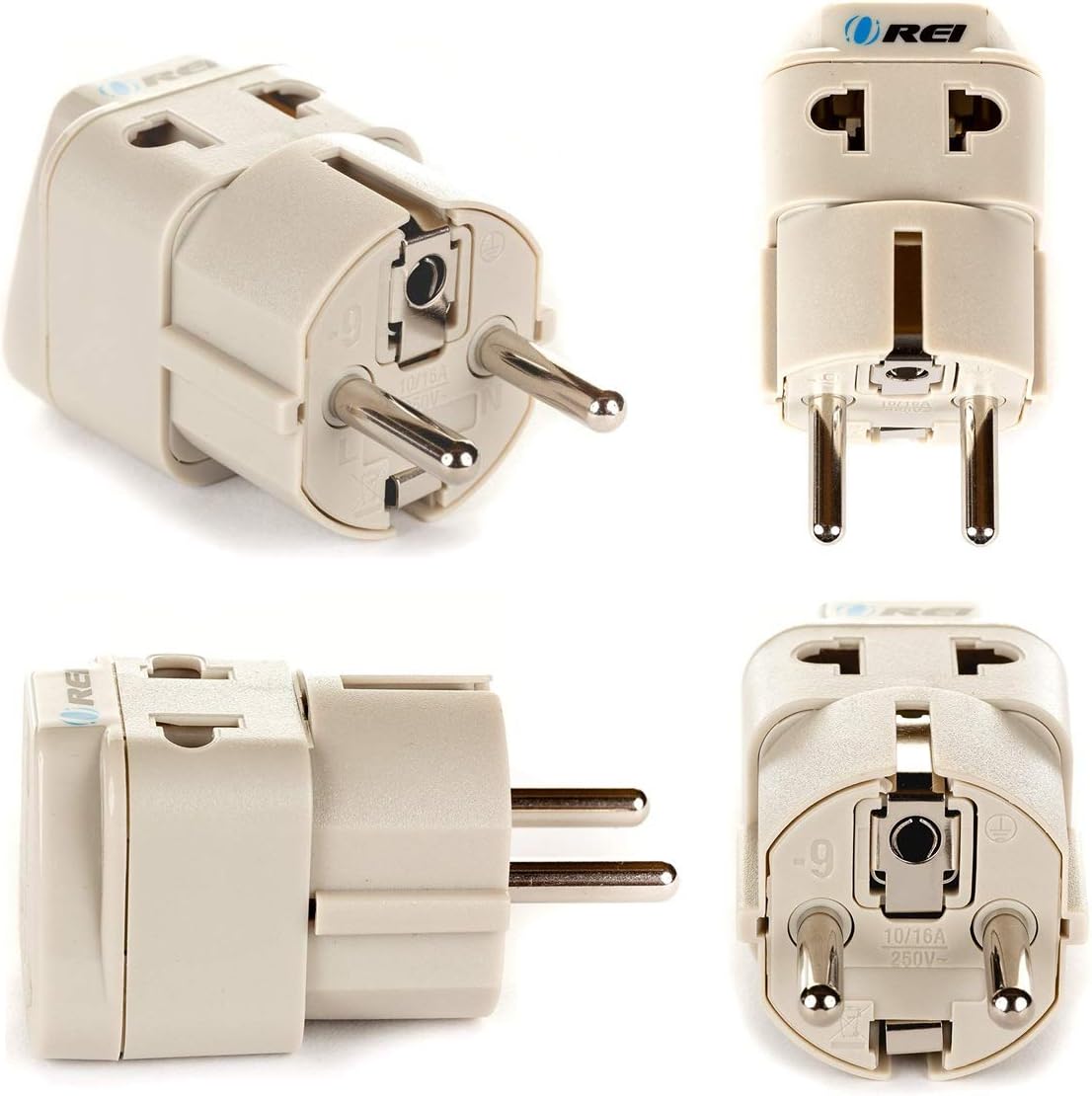 Amazon.com: OREI European Power Adapter Plug, Perfect for Travel To ...