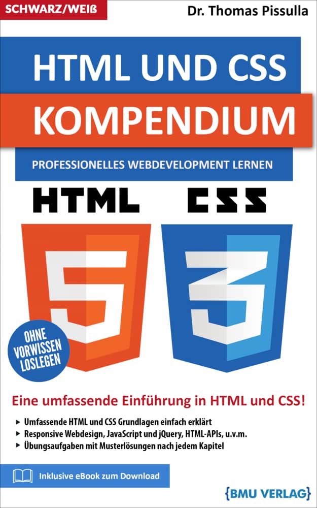 Amazon.com: HTML und CSS Kompendium: 9783966450652: unknown author: Books