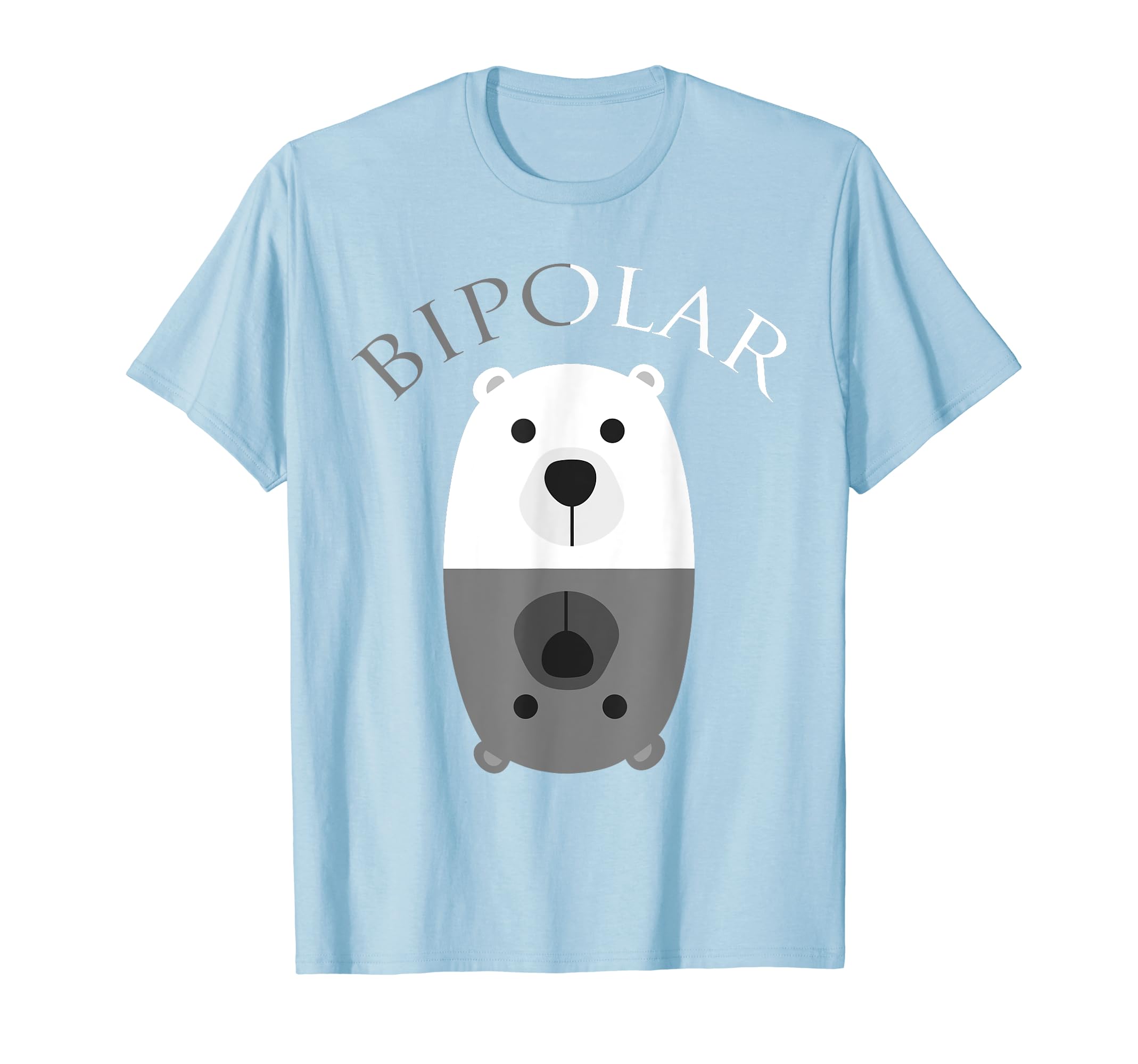 Amazon.com: Bipolar Shirt | Cute Mental Disorder Polar Bear Tee Gift ...