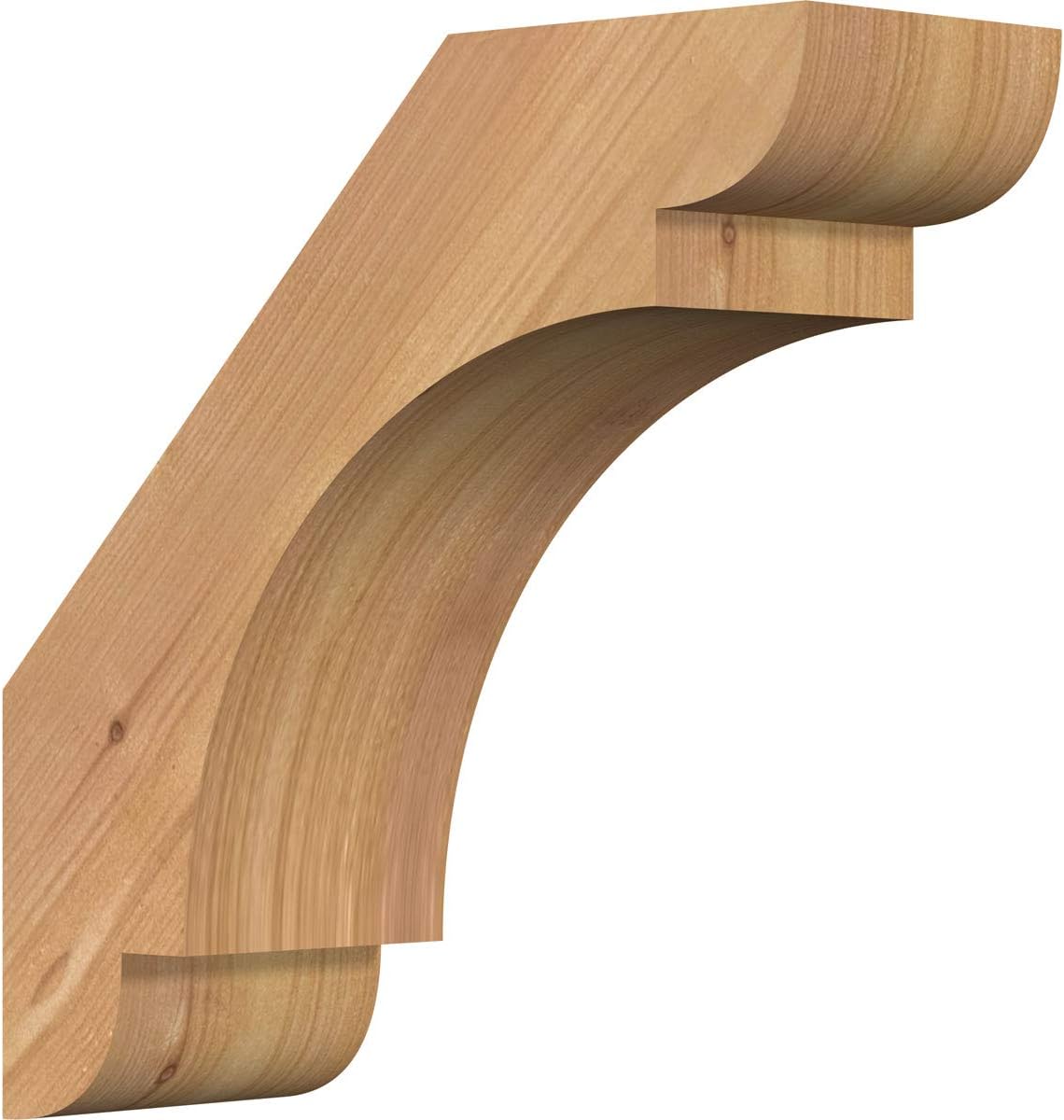 Ekena Millwork BKTW01X06X09THRW-CASE-2 Small Thorton Wood Wood Brackets ...
