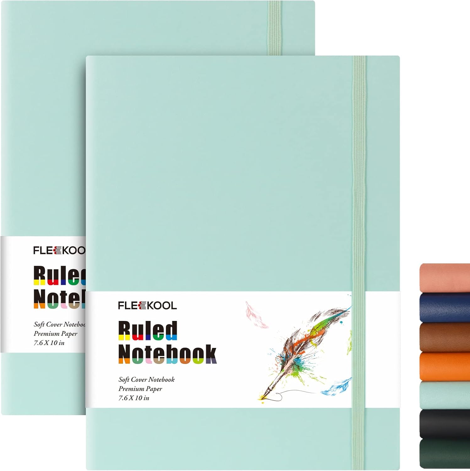 Amazon.com : FLEEKOOL Business Journals 2 PACK - B5 College Ruled ...