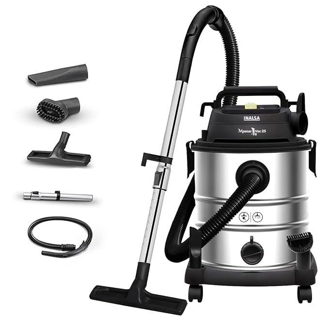 INALSA Master Vac 25 Wet and Dry Vacuum Cleaner