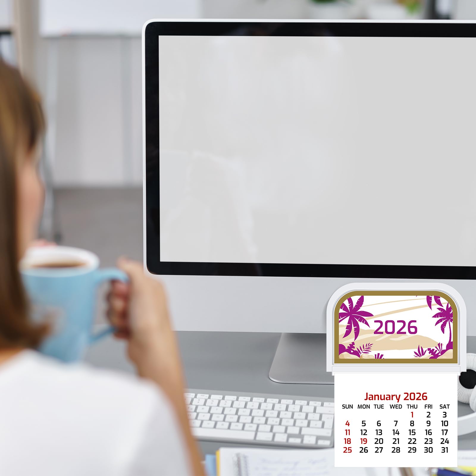 Snapklik.com : 5 Pcs 2026 Mini Stick On Calendar Peel And Stick ...