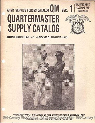 Quartermaster Supply Catalog: U.S. Army: Amazon.com: Books