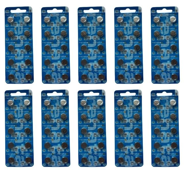 Renata Silver Oxide 390 Battery, Swiss Made (Pack of 10) : Amazon.in ...