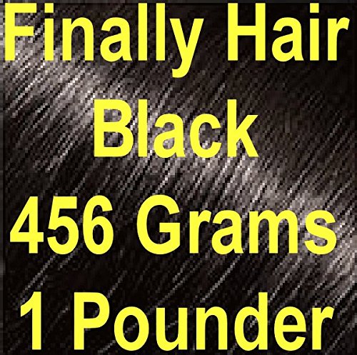 Amazon.com: BLACK Finally Hair Hair Fiber Refill 456 Grams Full Pounder ...
