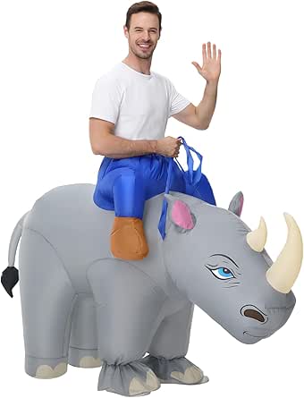 Amazon.com: Spinosaurus Inflatable Rhino Costume for Adult Inflatable ...