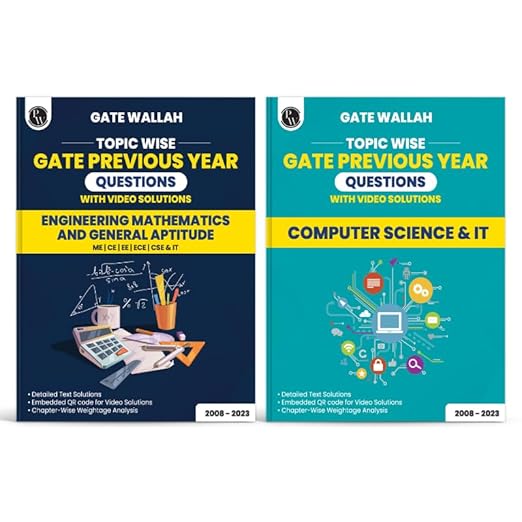 Buy PW GATE Wallah Topicwise PYQ Combo: Computer Science & IT Engineering + Engineering ...