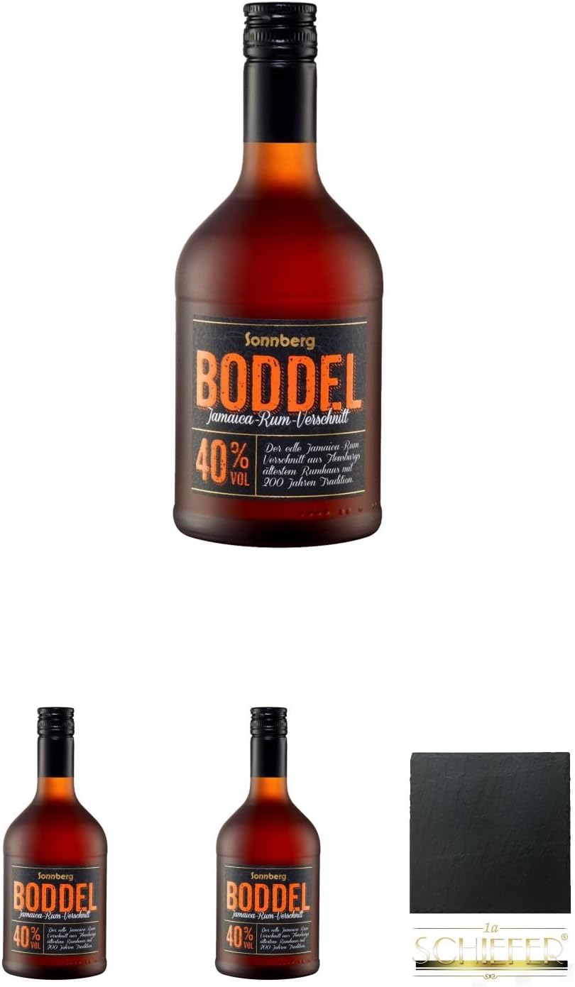 Boddel Rum-Verschnitt 40% 0,7 Liter + Boddel Rum-Verschnitt 40% 0,7 ...