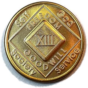 NA Coins - Narcotics Anonymous Medallions 1 Thru 20 Year - Birthday ...