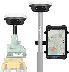 Amazon.com: SingularXYZ E1 GNSS RTK Survey Equipment RTK GNSS GPS with IMU Rover & Base T8 ...