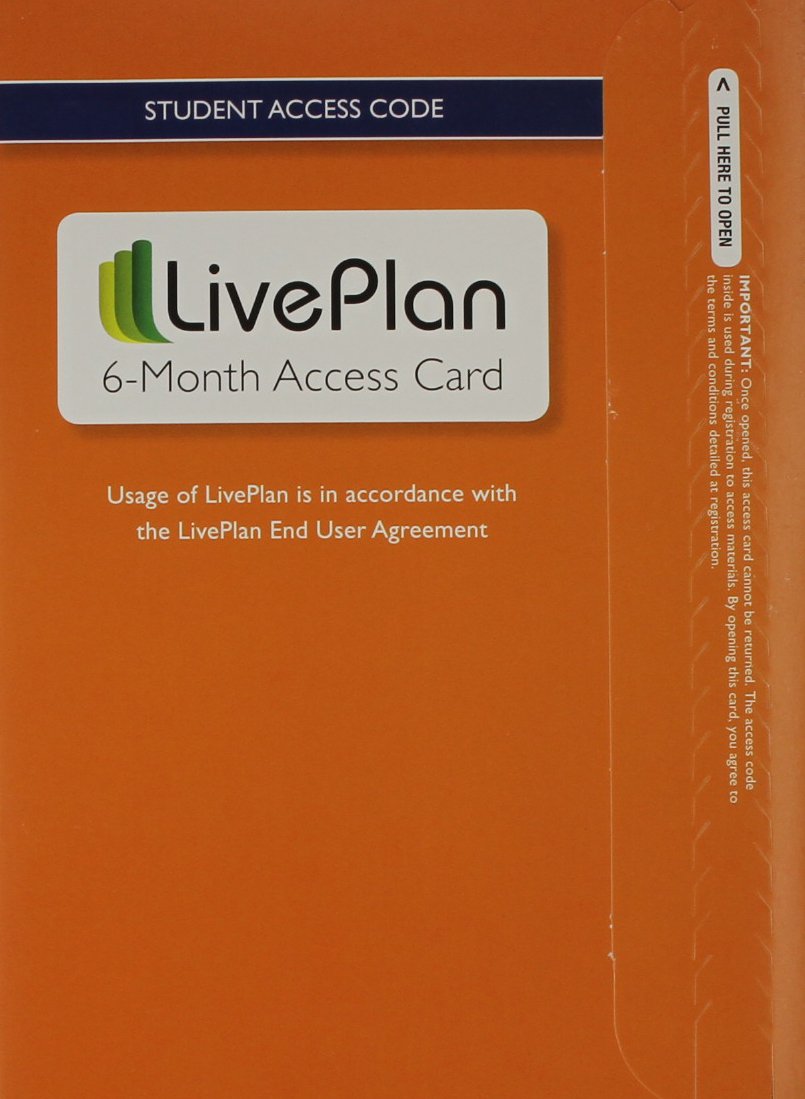 LivePlan 6-Month Access Card: Palo Alto Software: 9780133936025: Amazon ...