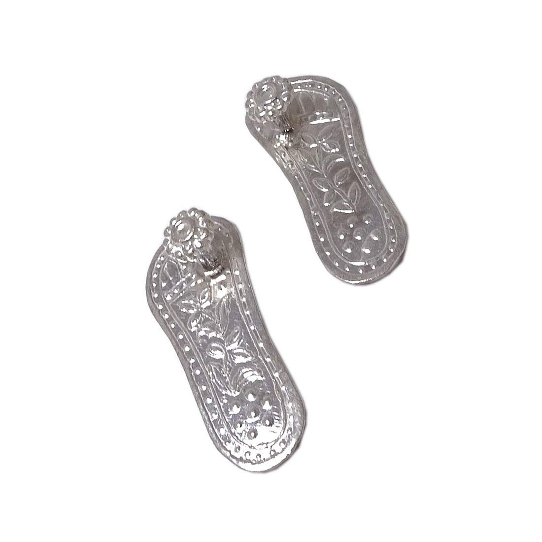 Buy Sahiba Gems Chandi/Silver Maa Durga Ji Charan Paduka (Feet) for ...