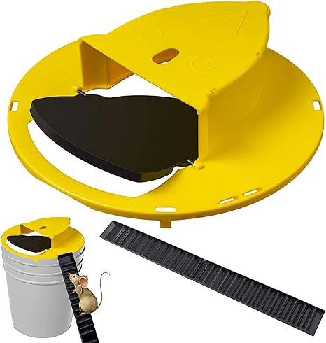 Amazon.com : Mice Mouse Trap Bucket Flip Lid,Mouse Trap Bucket Indoor ...
