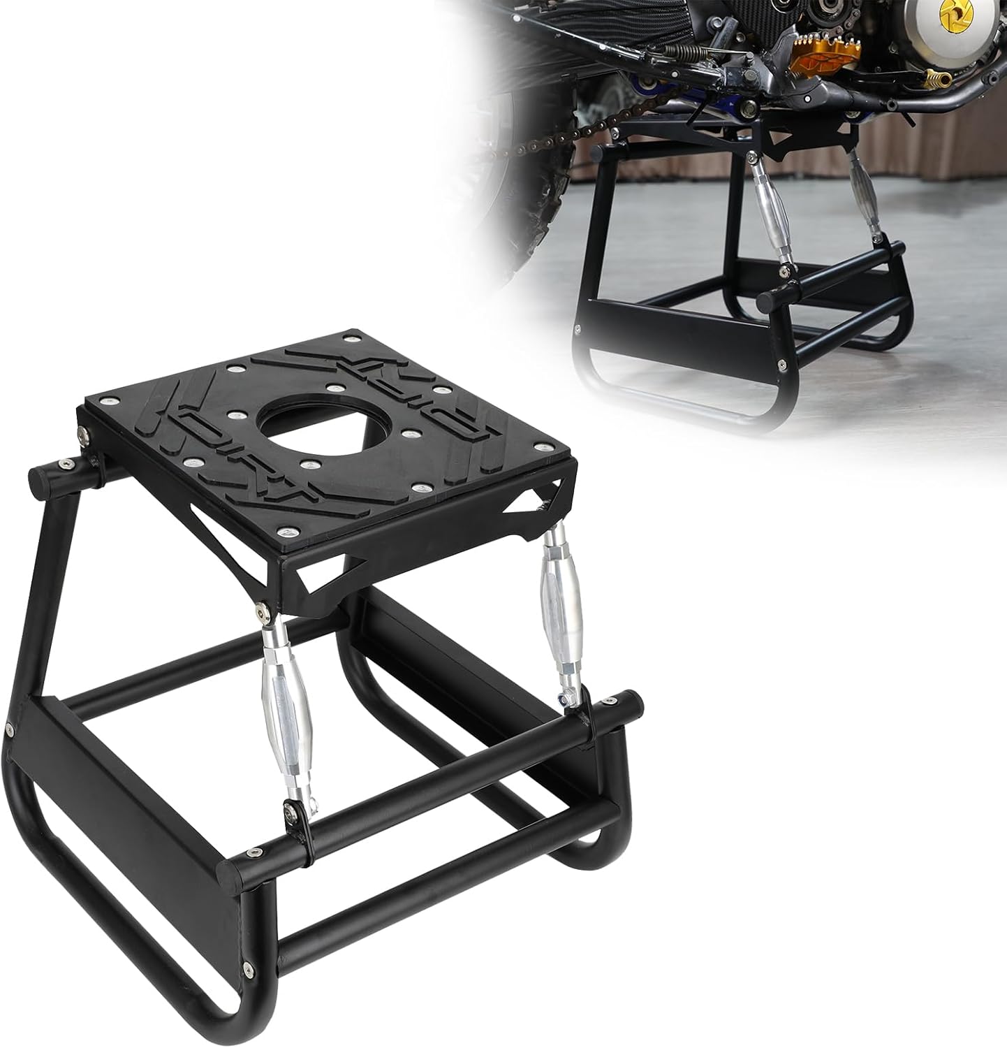 Amazon.com: BAOUFF Dirt Bike Stand,Unilateral Elevation Detachable ...