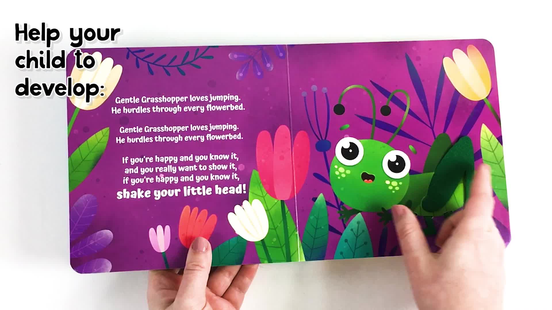 Watch If You're Happy and You Know It - Children's Sensory Board Book ...