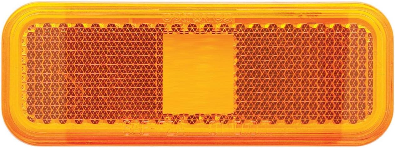 Optronics A-44ABP Amber Replacement Lens for Rectangular Marker ...