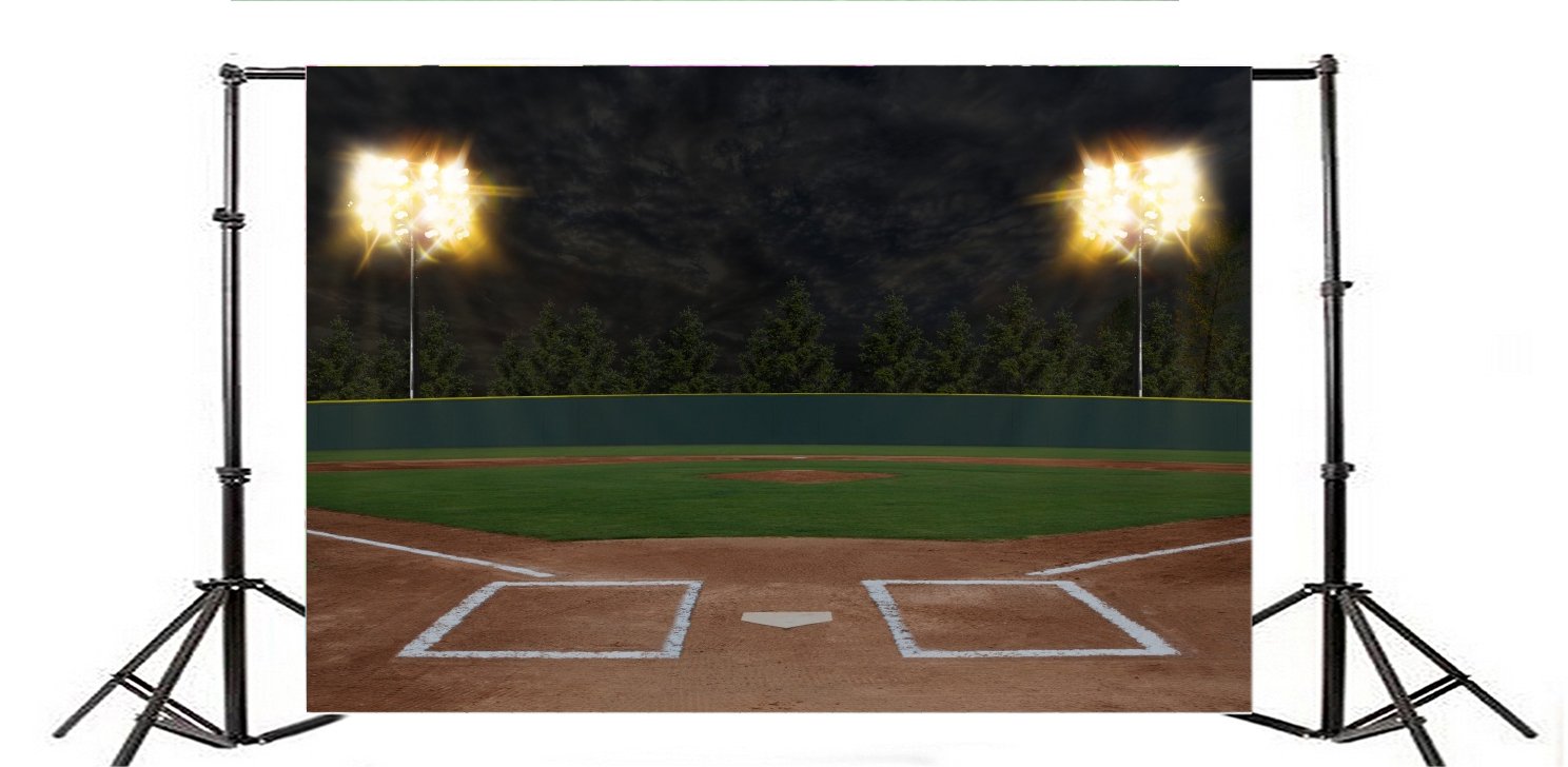 Softball Field At Night Backgrounds