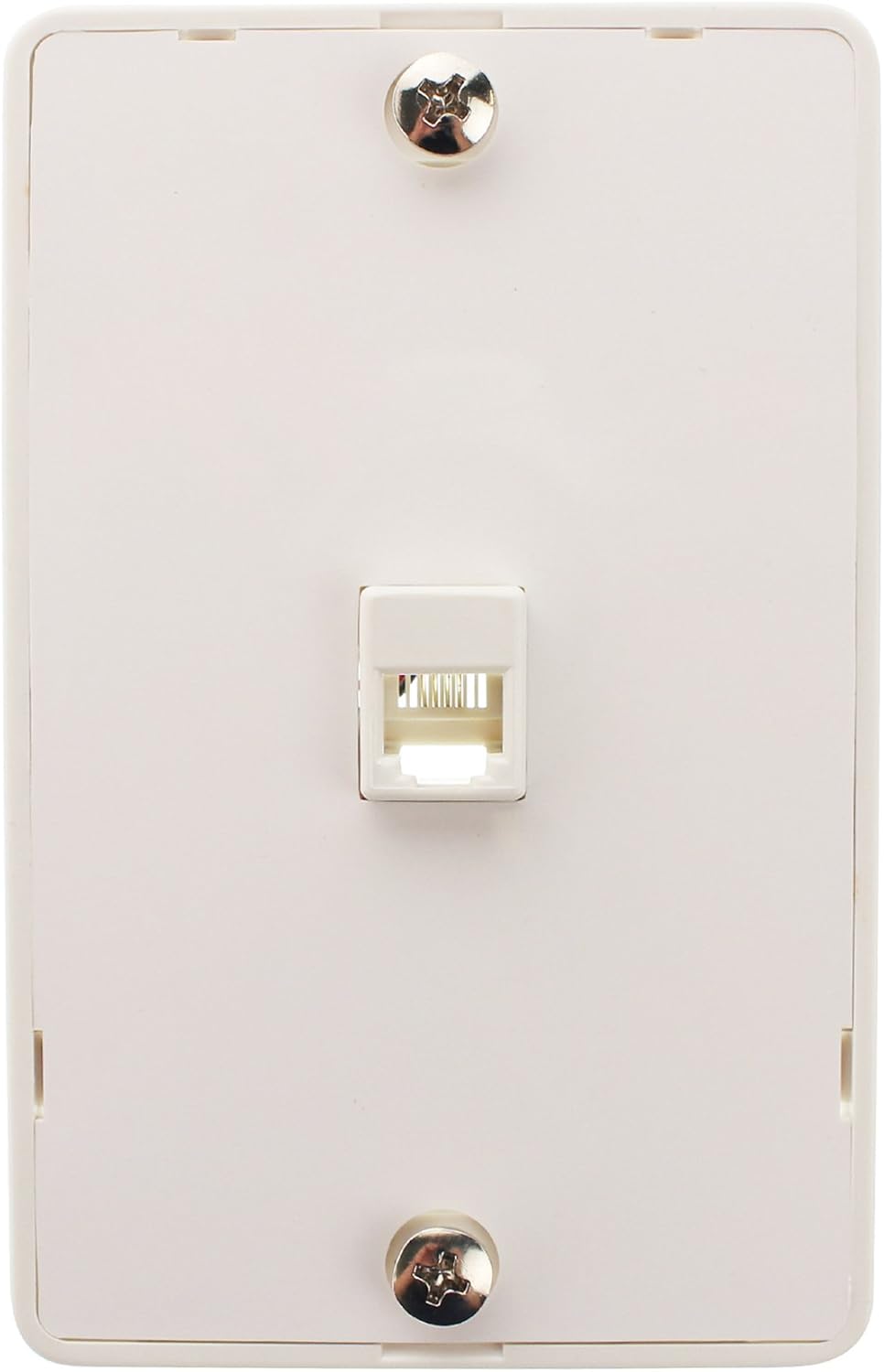 Amazon.com: SUPERIOR MODULAR PROD WP07 WALL PHONE OUTLET JACK W/TABS ...