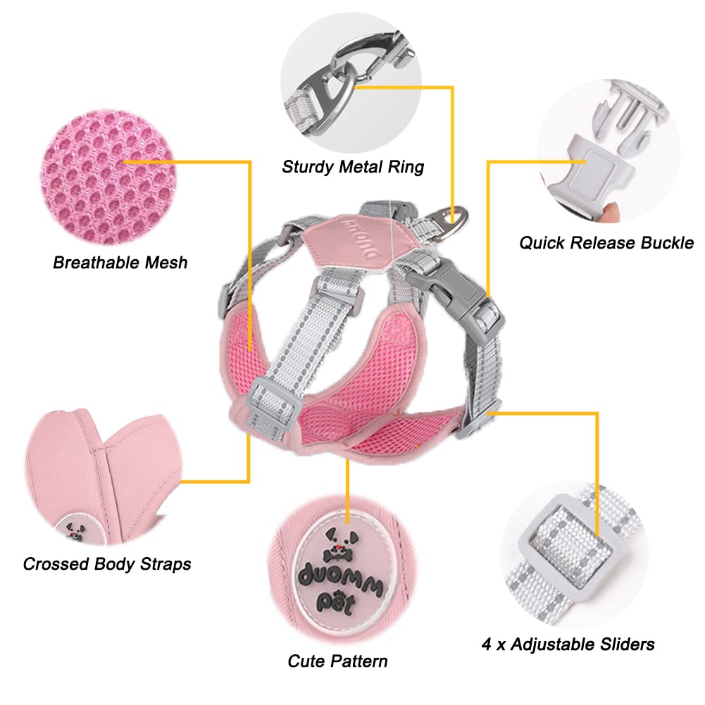 Snapklik.com : FEimaX Dog Harness Pet X Frame No Pull Step-in Harnesses