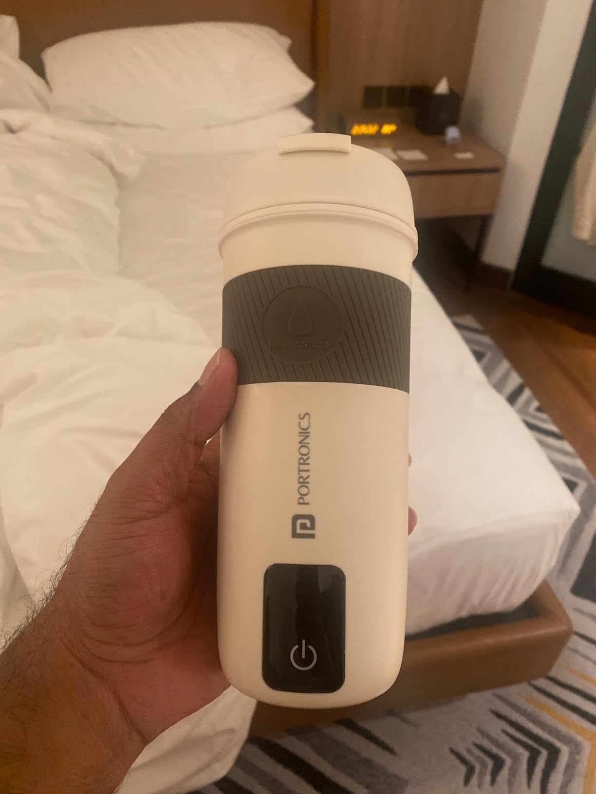 Portronics Thermosip 400Ml Vacuum Insulated Portable Travel Electric ...