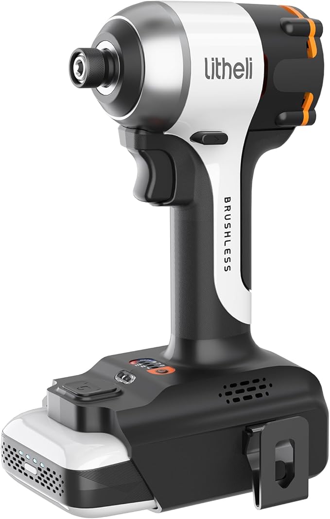 Litheli 20V Cordless Impact Driver Kit, 2035 in-lbs Max Torque, 1/4 in ...