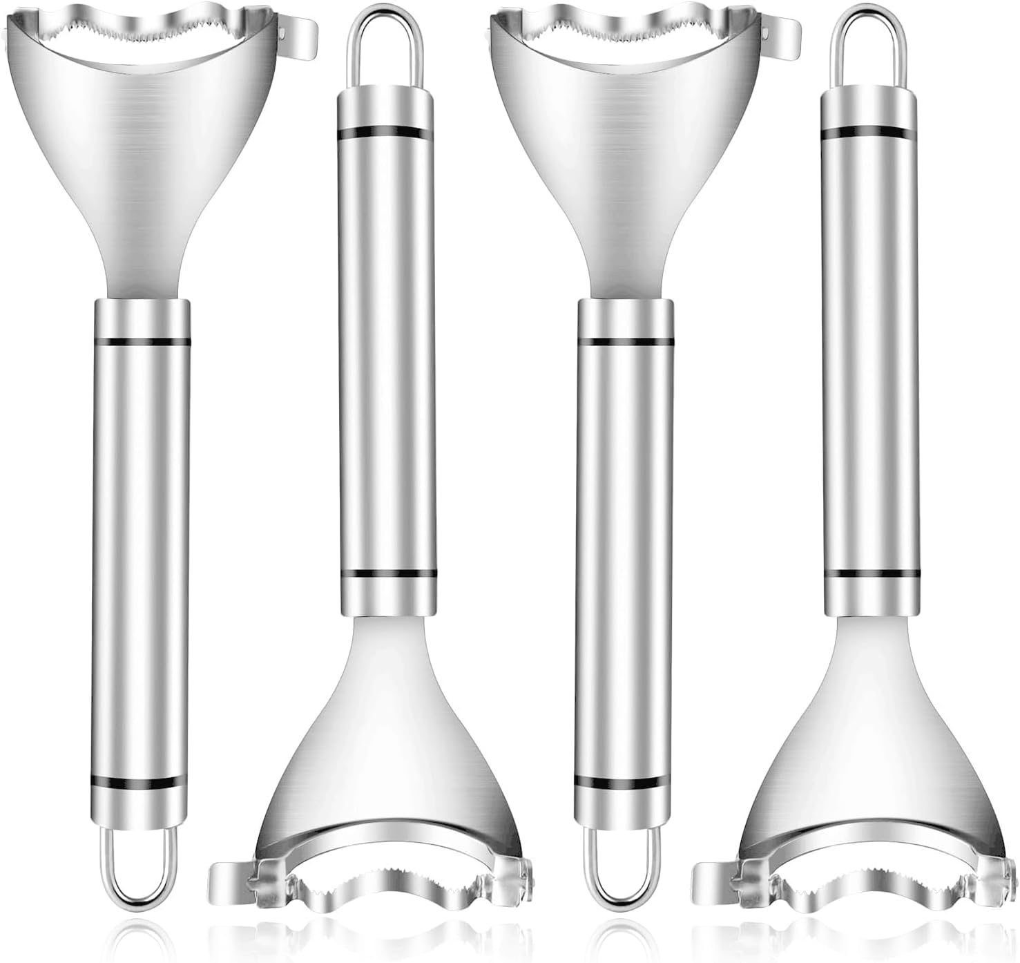 Amazon.com: COMNICO 2 PCS Corn Peeler Stainless Steel Corn Peeler ...