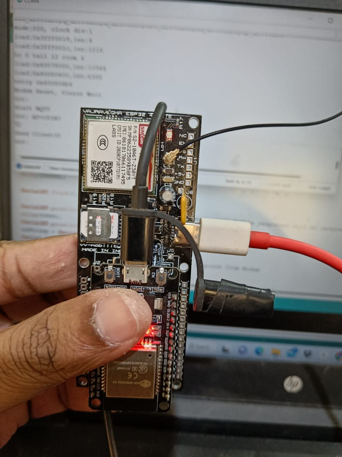 Vajravegha ESP32 4G LTE SIM A7672 / A7670 Module with Antenna for ...