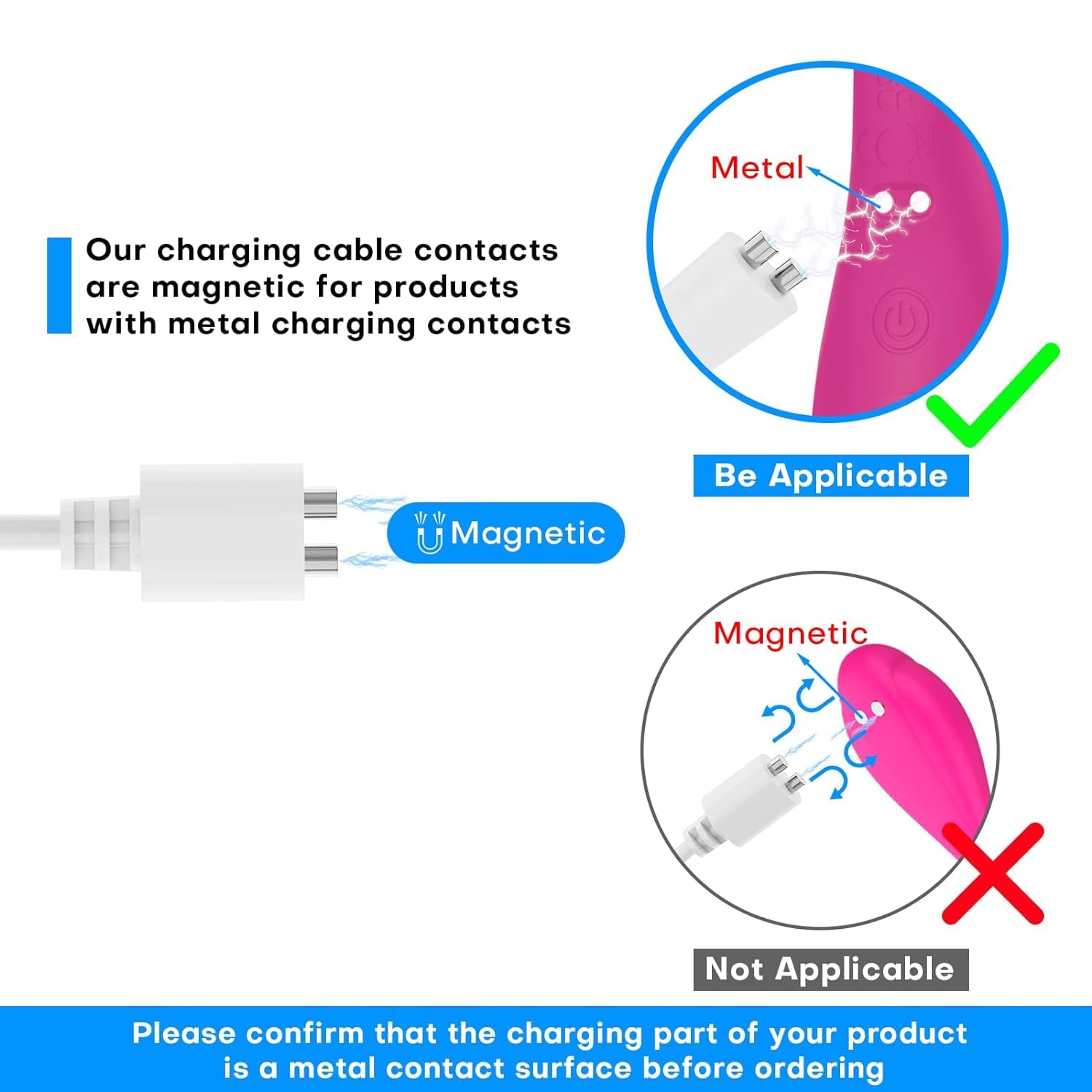 Snapklik.com : Charging Cable Fast Magnetic Charging Replacement Cable Rechargeable Magnetic ...