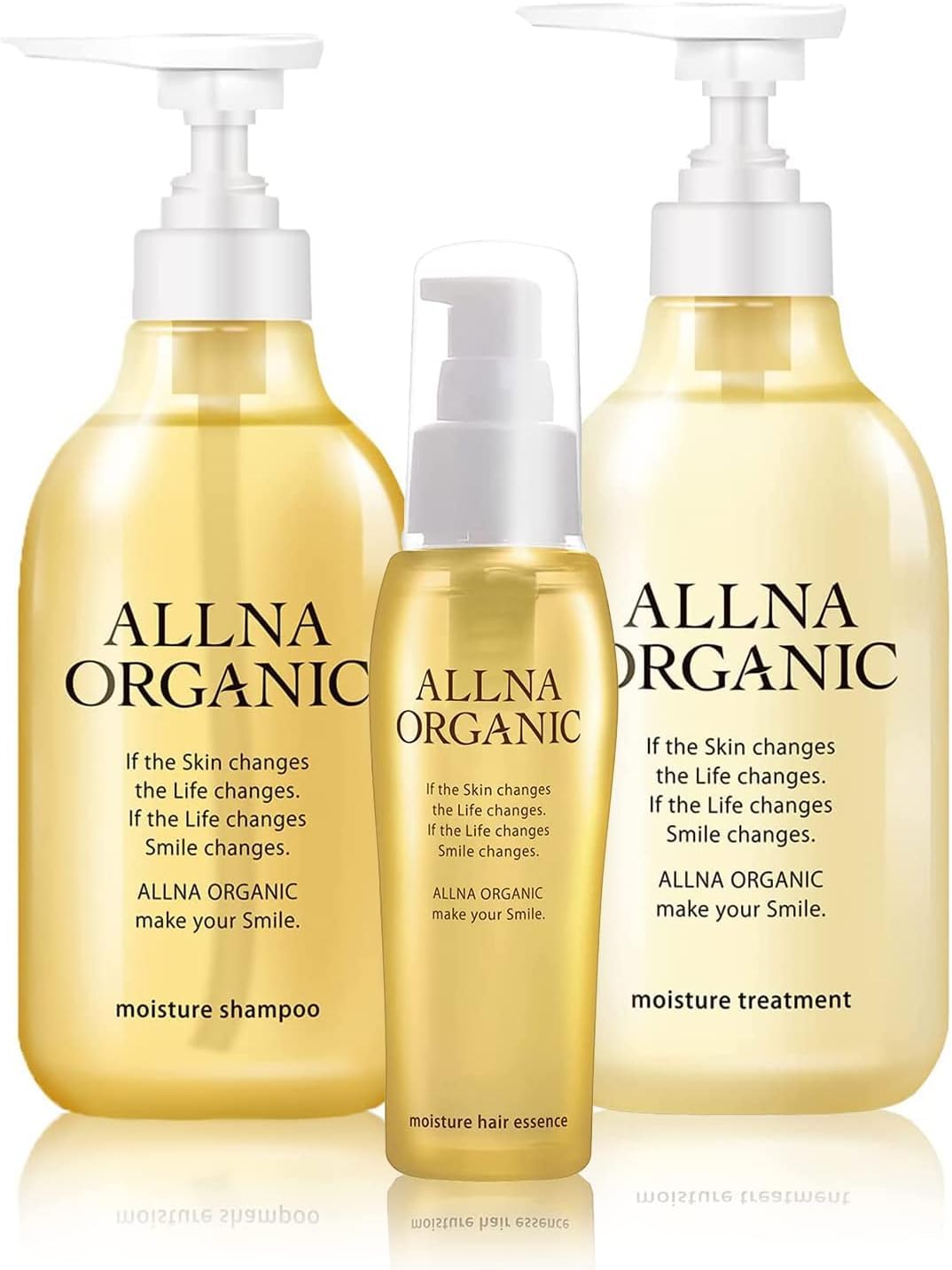 Buy Allna Organic Shampoo Treatment Hair Oil 3-Piece Set, Additive-Free ...