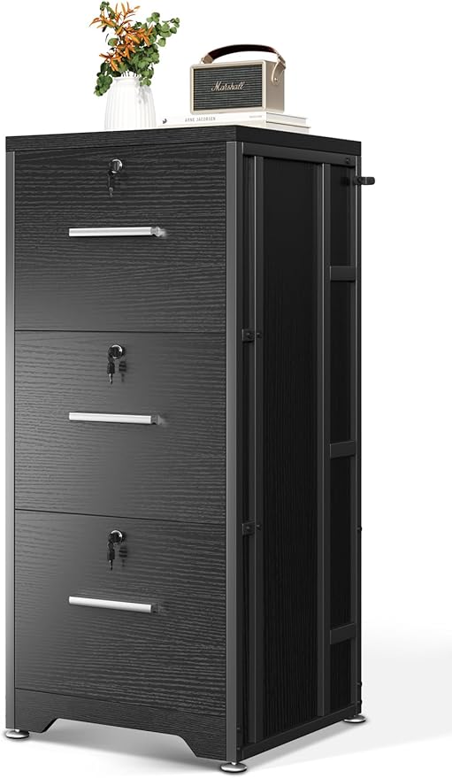Amazon.com: AODK File Cabinet Fully Assembled Filing Cabinet for Home ...